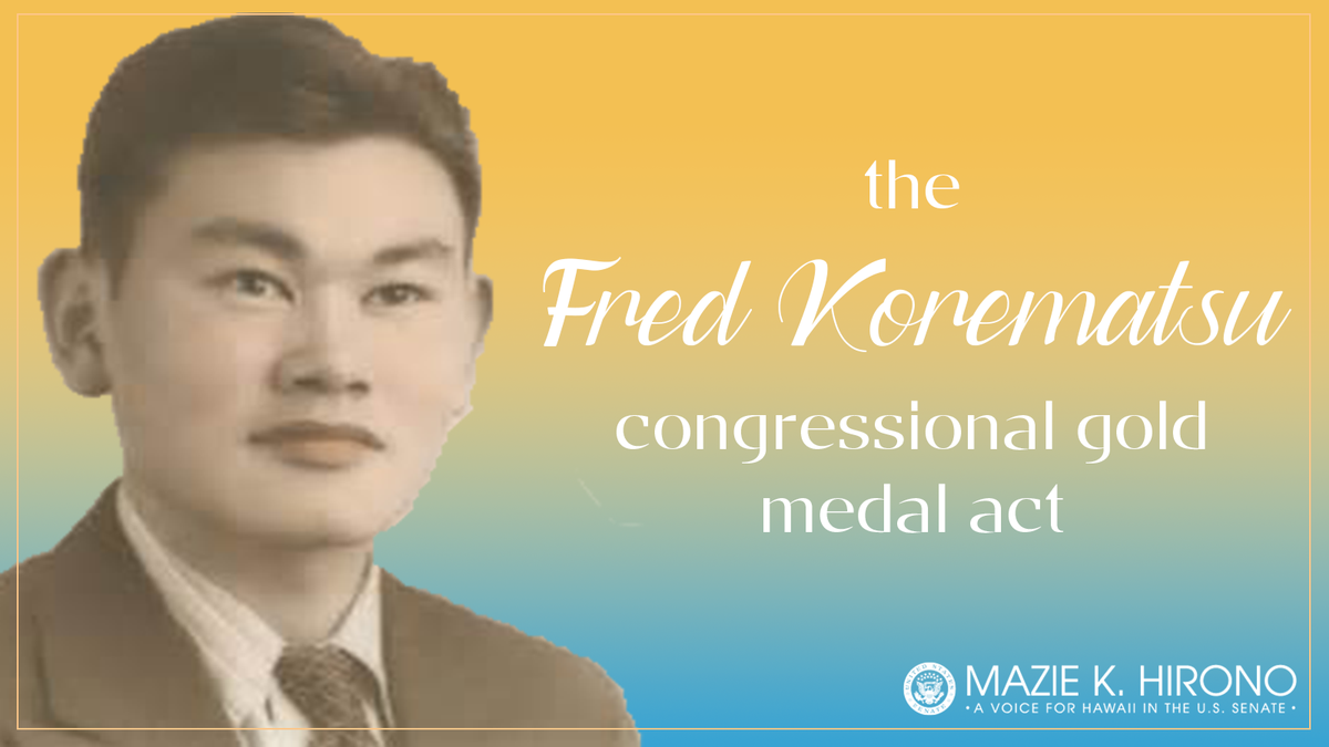 Senator Hirono Renews Efforts to Award F... | Senator Mazie Hirono